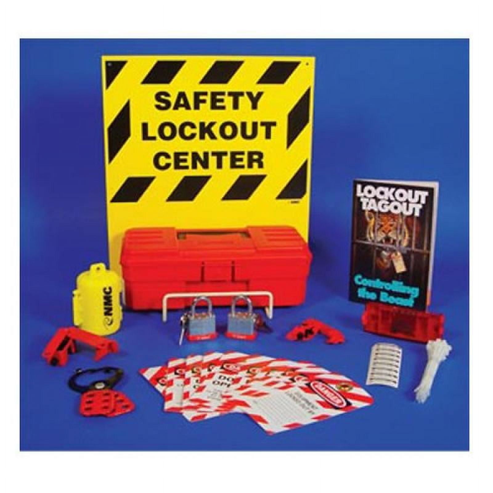 NMC LORK2 Electrical Lockout, Backboard and Rack, 16 Length x 14 Height ...