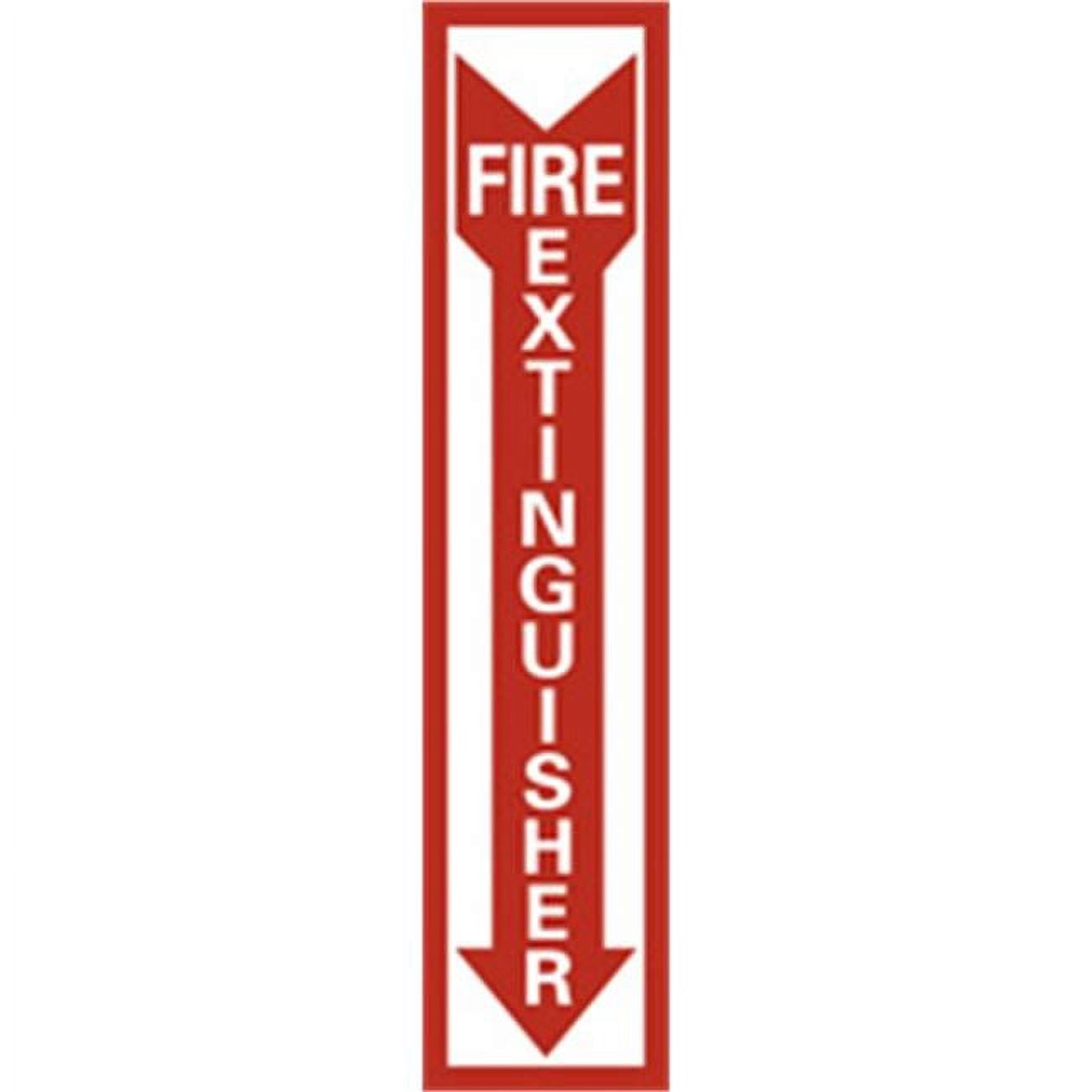 NMC Plastic Fire Extinguisher Sign, Red & White - Walmart.com