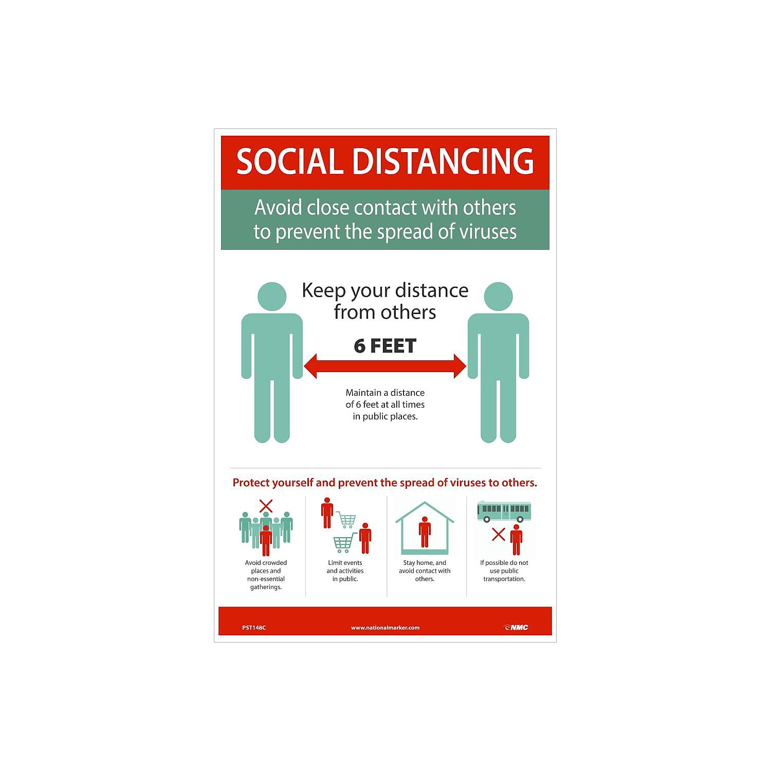 NMC - Safety poster - keep the workplace safe - rectangular - 12.01 in ...