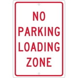 National Marker Reflective "No Parking Loading Zone" Parking Sign 18" x ...