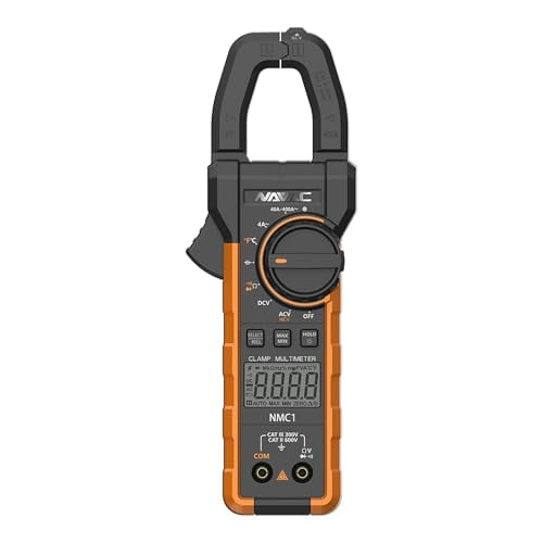 NMC1 Digital Clamp Meter - HVAC Multimeter Clamp - Backlit Display ...