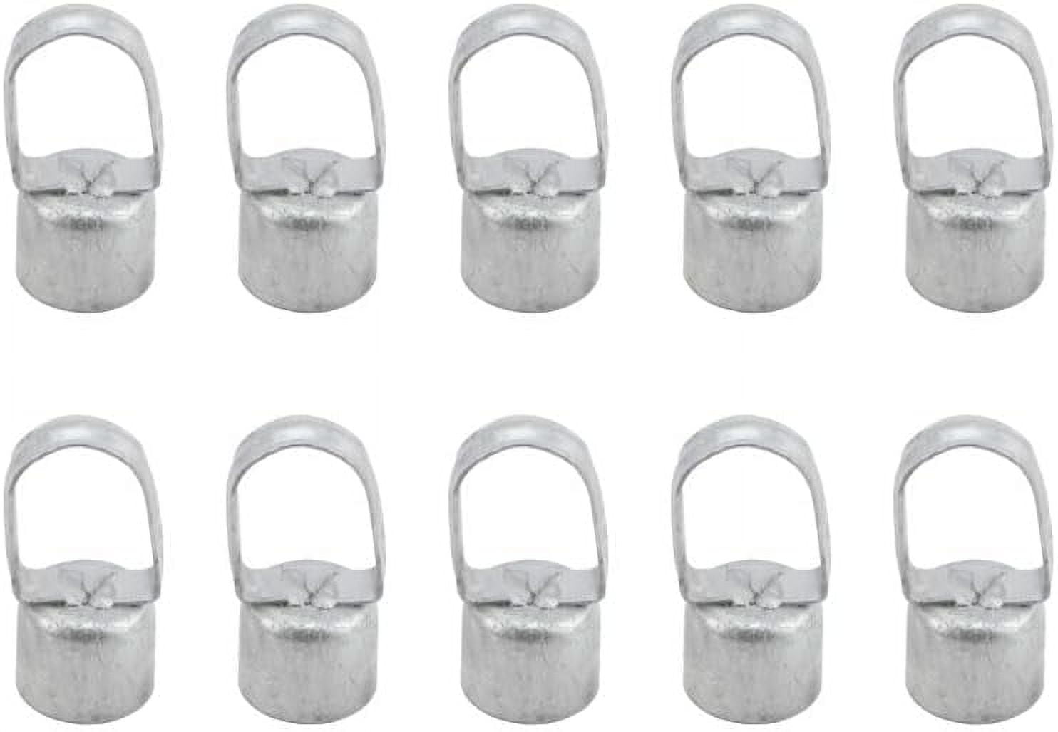 NMI Fence - 1 5/8" x 1 5/8" Pressed Steel Loop Cap without Acorn for ...