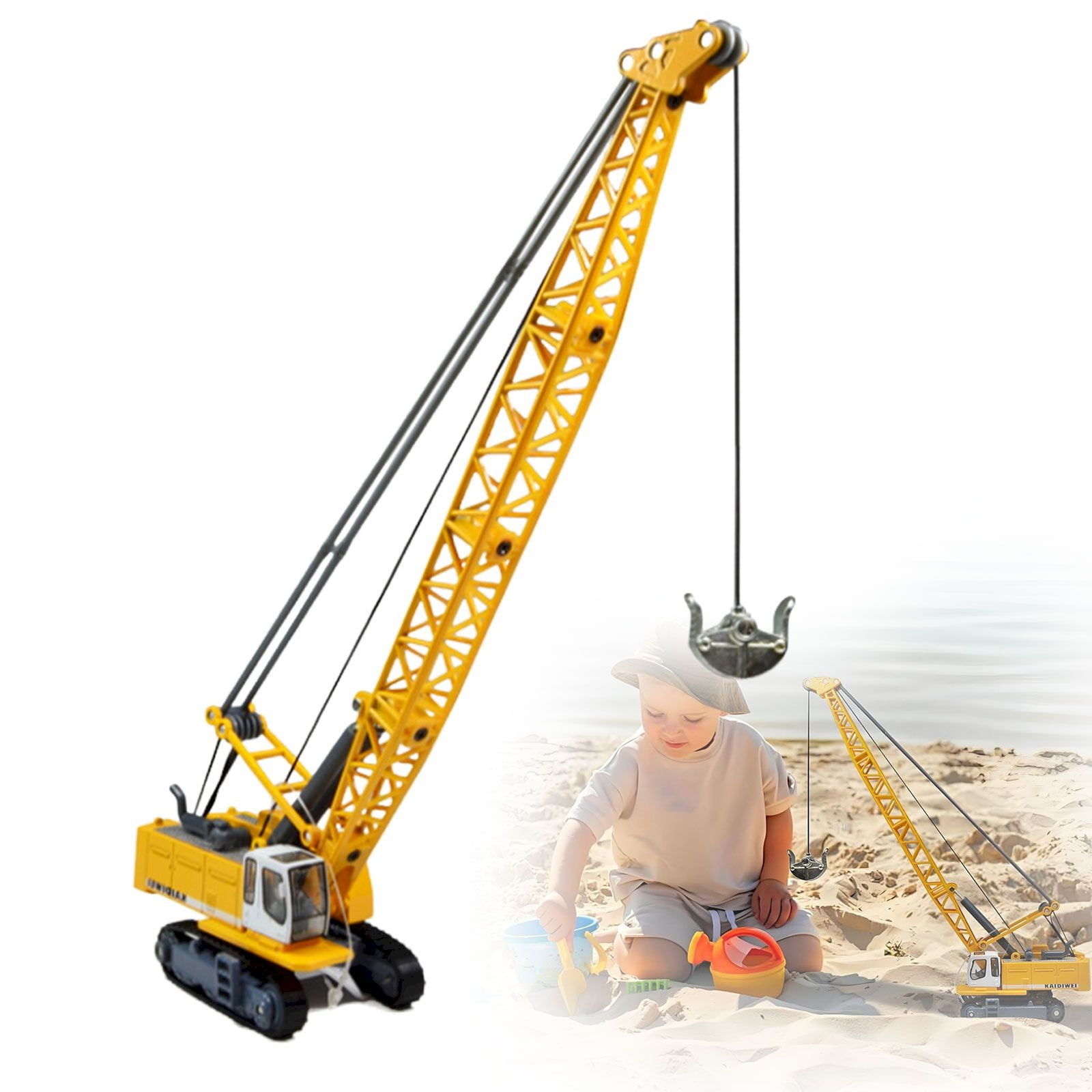 NMMUED 1:87 Ho Scale Tower Cable All Alloy Tower Cable Excavator ...