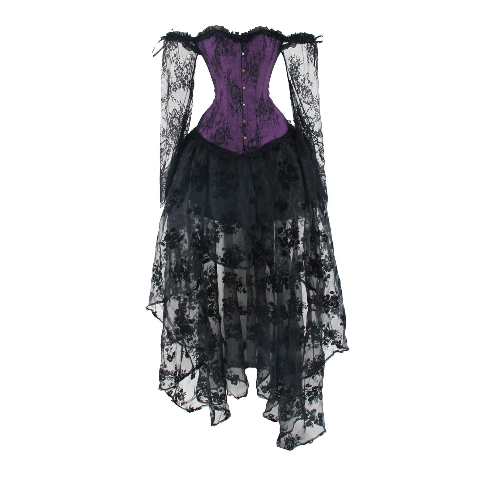 NMMUED 2 PCS Maxi Dresses Masquerade Party Dress Halloween Outfits for ...