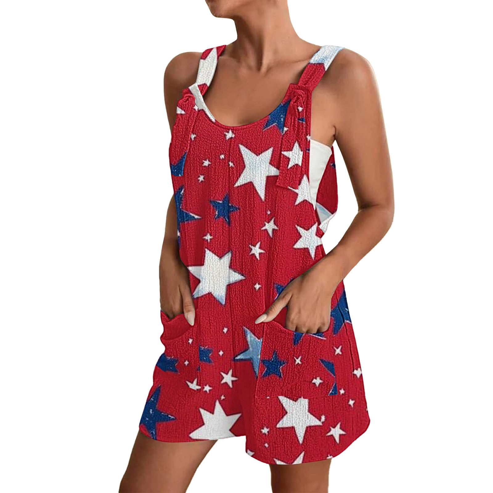 NMMUED American Flag Overalls Women, Memorial Day Outfit Women, Fourth ...