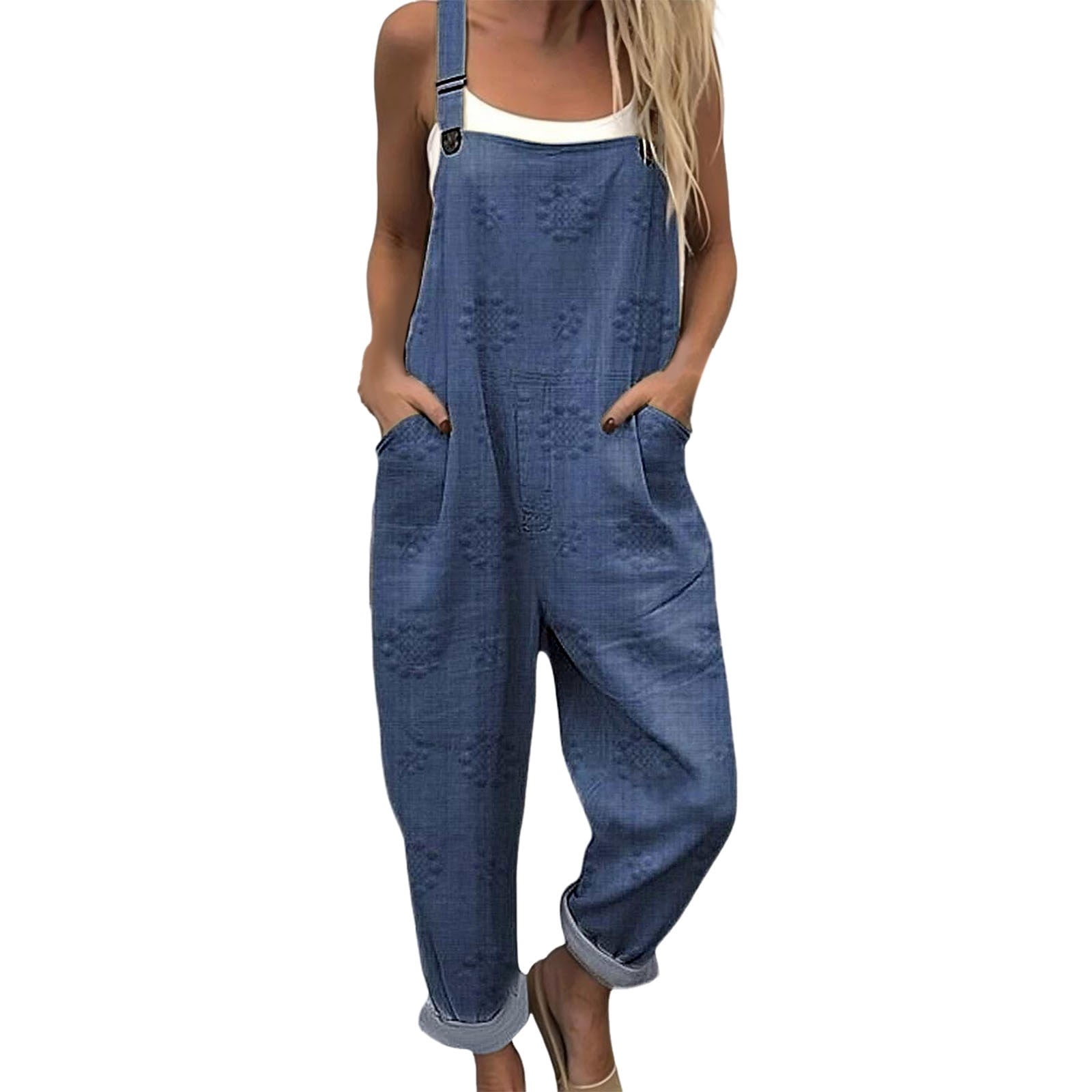 NMMUED Baggy Overalls for Women Bib Overalls Women Wide Leg Overalls ...