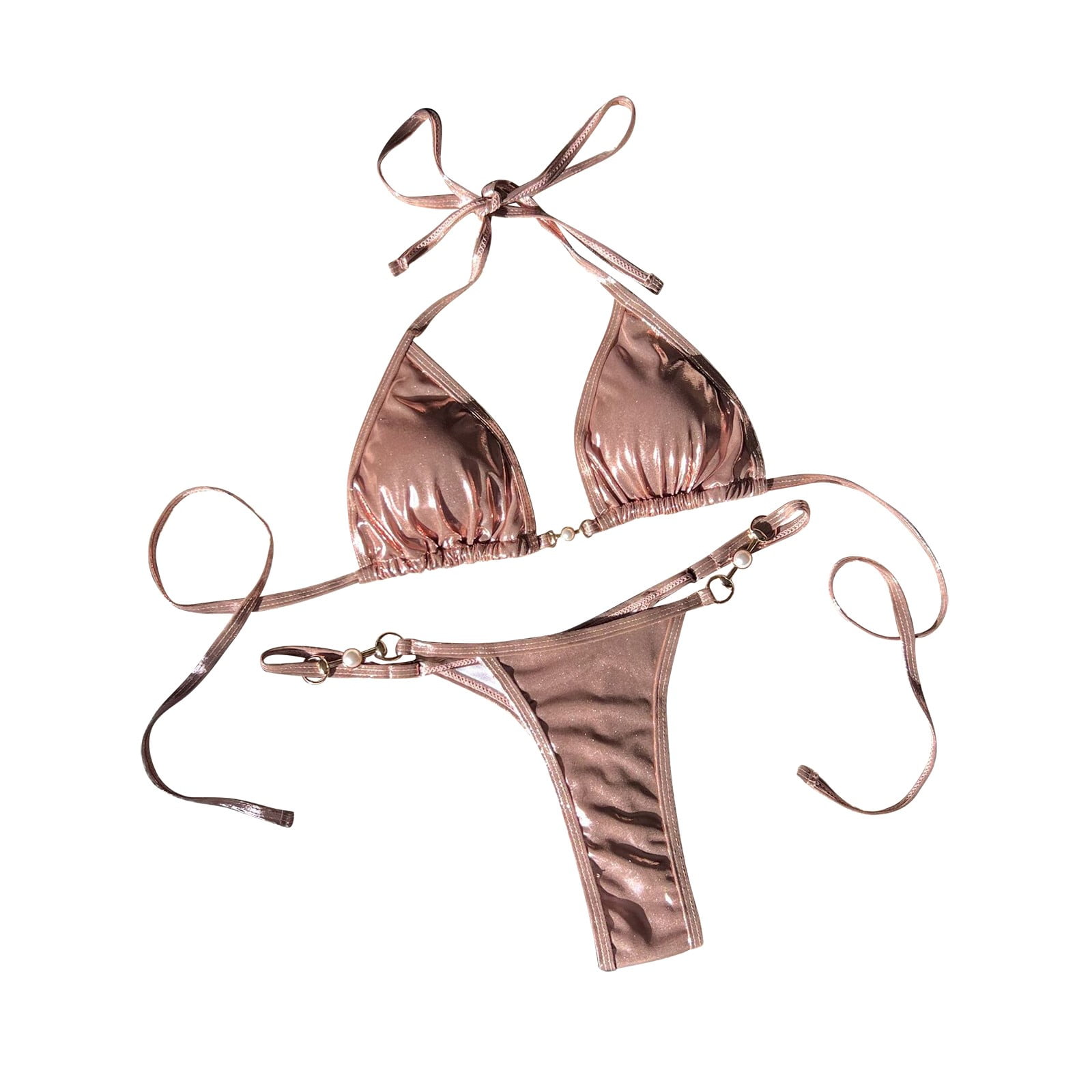 NMMUED Bikini Sets for Women, Micro Bikini, Triangle Bikini, String ...