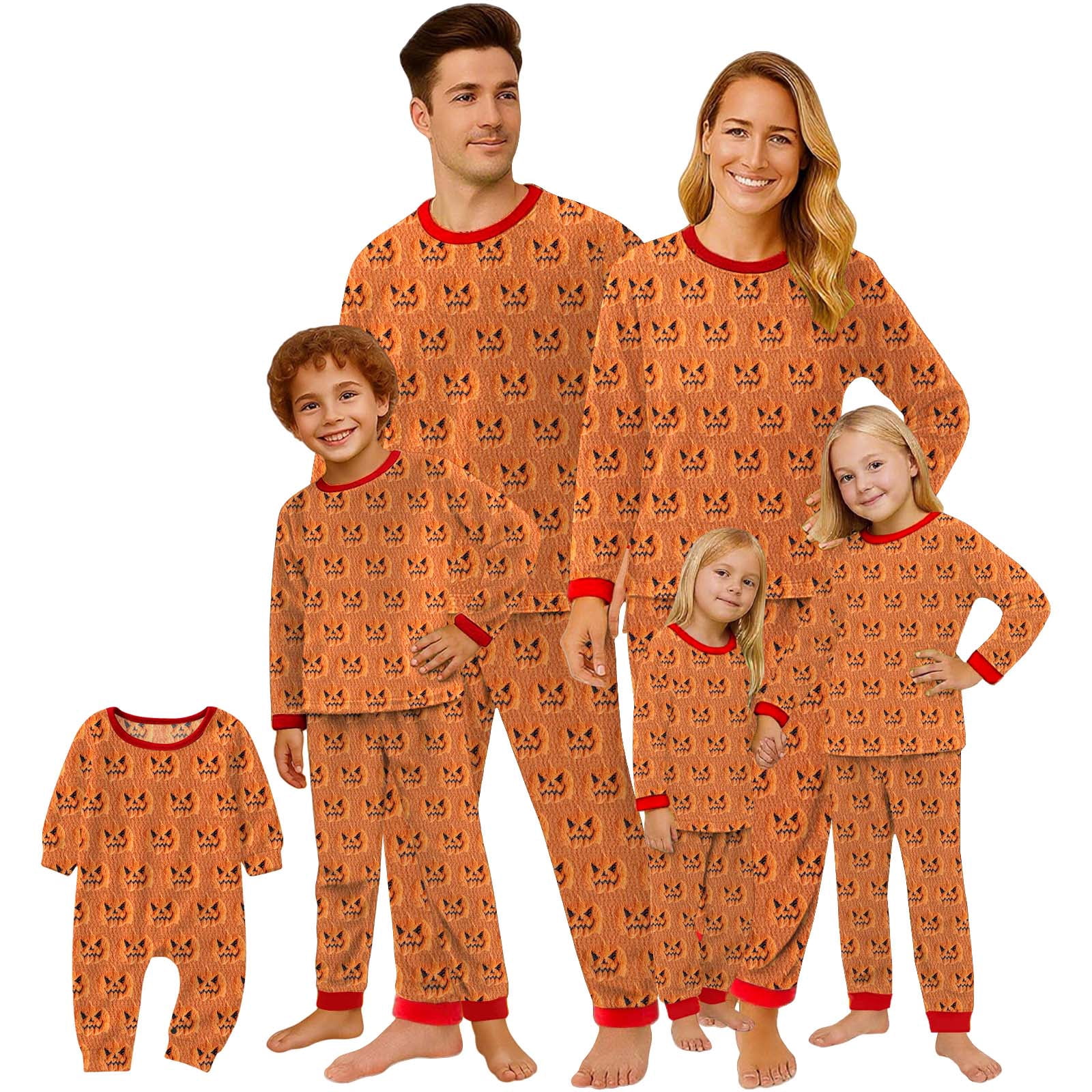 NMMUED Family Halloween Pajamas Matching Pajamas for Family Halloween ...