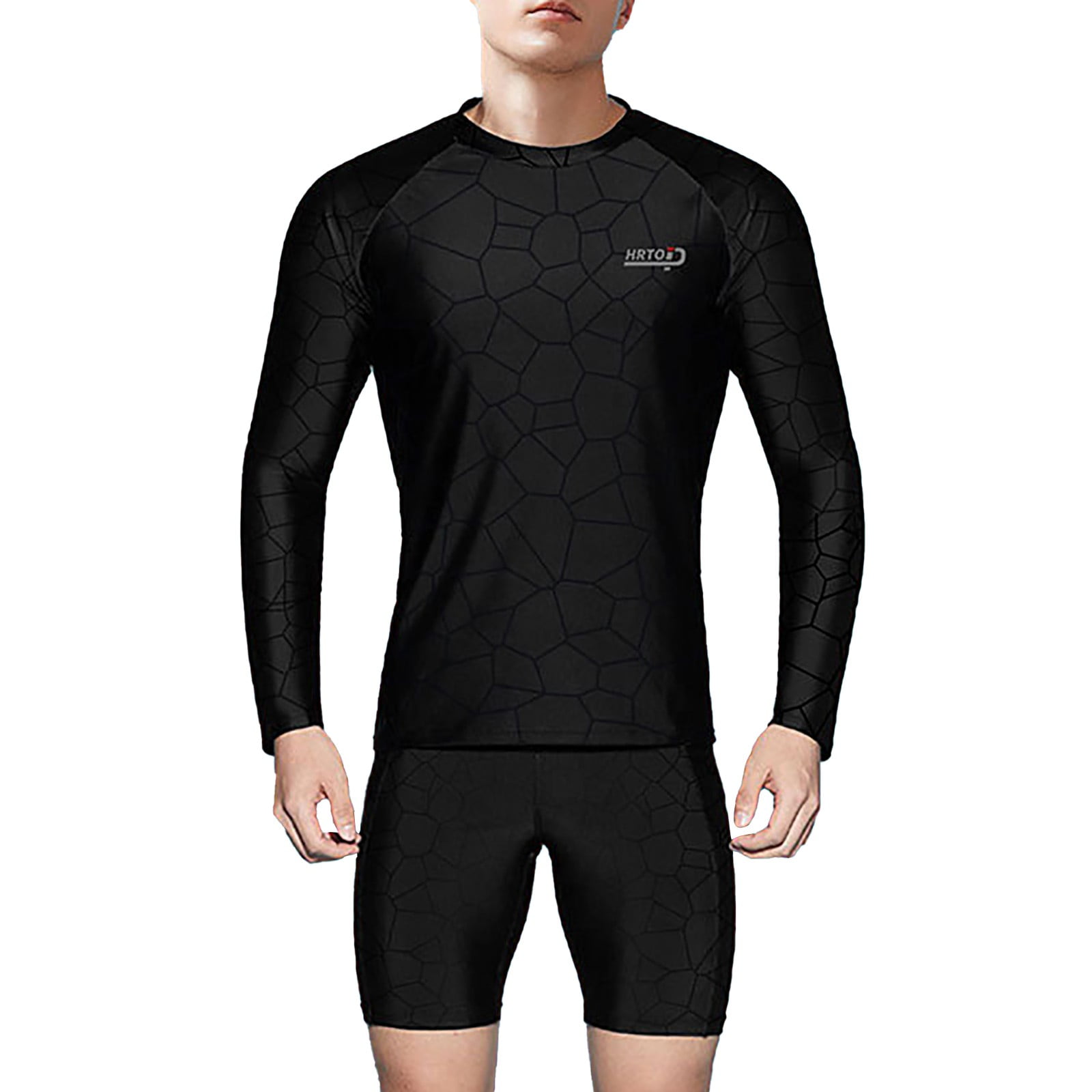 NMMUED Mens One Piece Swimsuit, Rash Guard Swimsuit Men, Long Sleeve ...