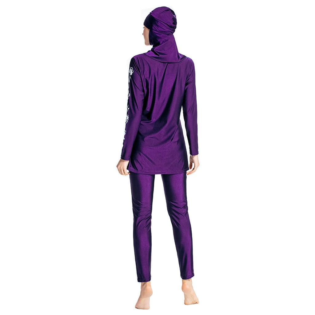 NMMUED Muslim Swimsuits for Women, Burkini Sets for Women, Full Body ...
