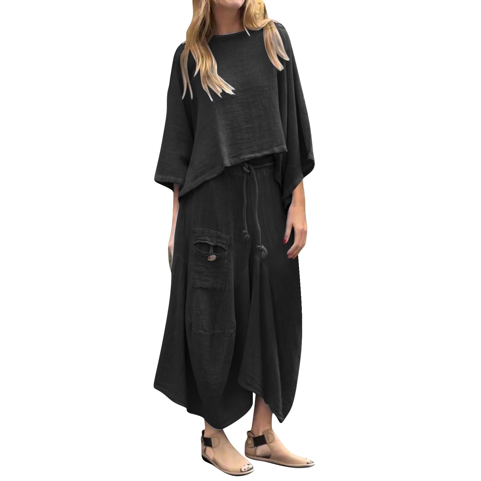 NMMUED Skirt Sets Women 2 Piece Outfits Maxi Skirt Set Long Skirt Set ...