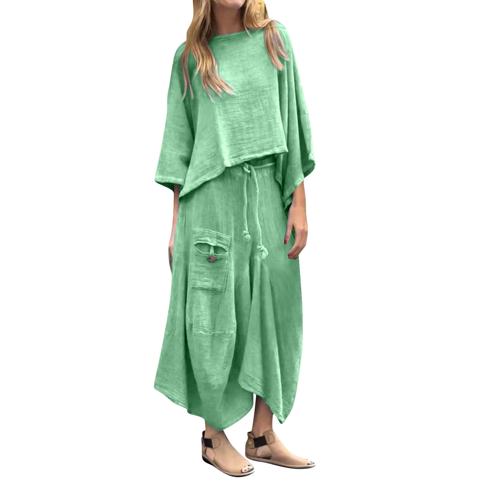 NMMUED Skirt Sets Women 2 Piece Outfits Maxi Skirt Set Long Skirt Set ...