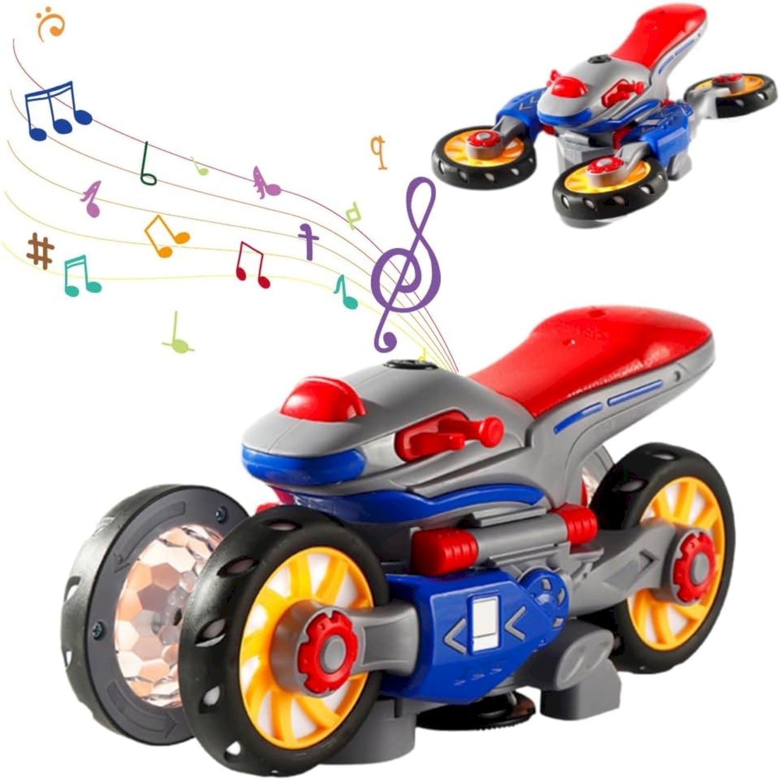NMMUED Toys 2025 New Motorcycle Toy for Kids Upgrade Deformation ...
