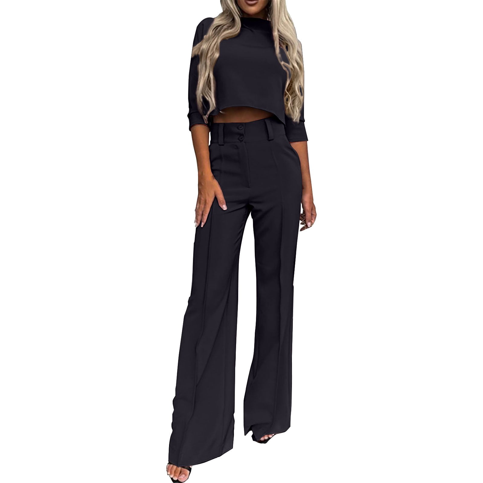 NMMUED Two Piece Sets for Women Going Out Pants Sets Women 2 Piece ...