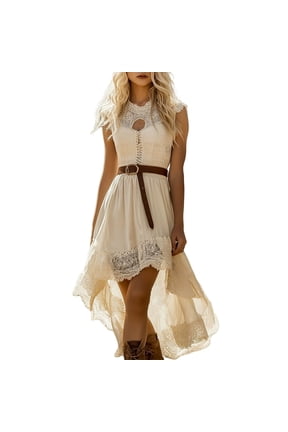 Beige Lace Dresses