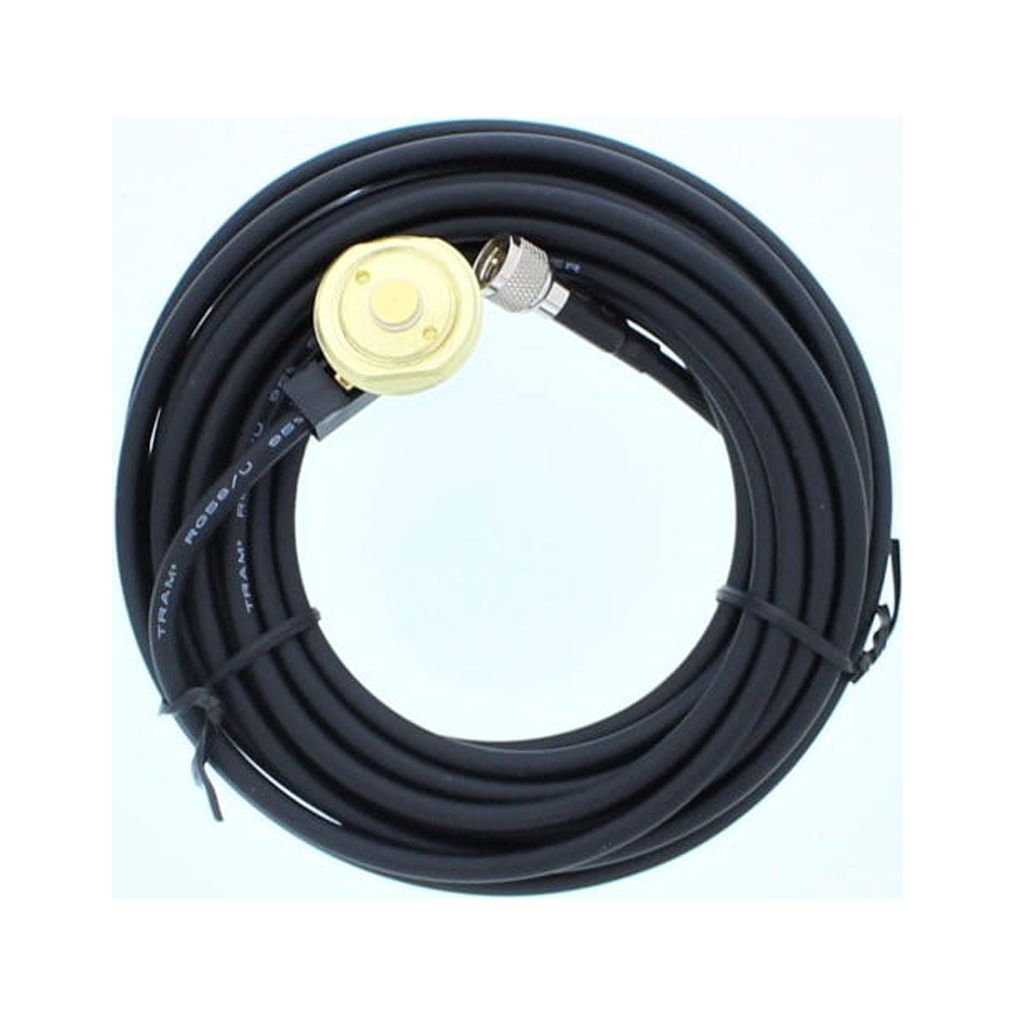 NMO 3/4" Hole Mount 17ft Cable With Mini-UHF Male - Walmart.com