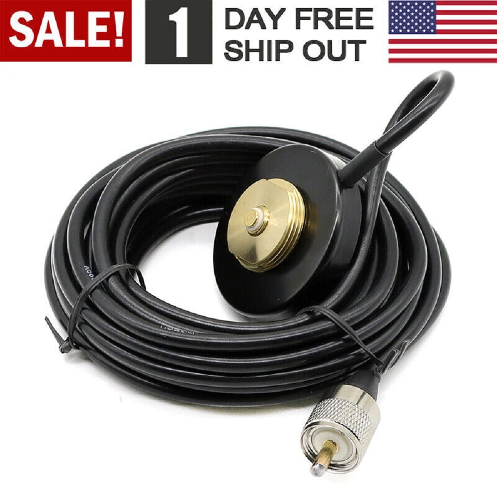NMO Magnet Antenna Mount Base PL-259 Magnetic Plug 5M coax cable for ...