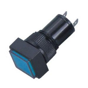 NN10SBL - INDICATOR 12V LED 9MM BLU CHMT SOL TAB SQUARE LENS - Walmart.com