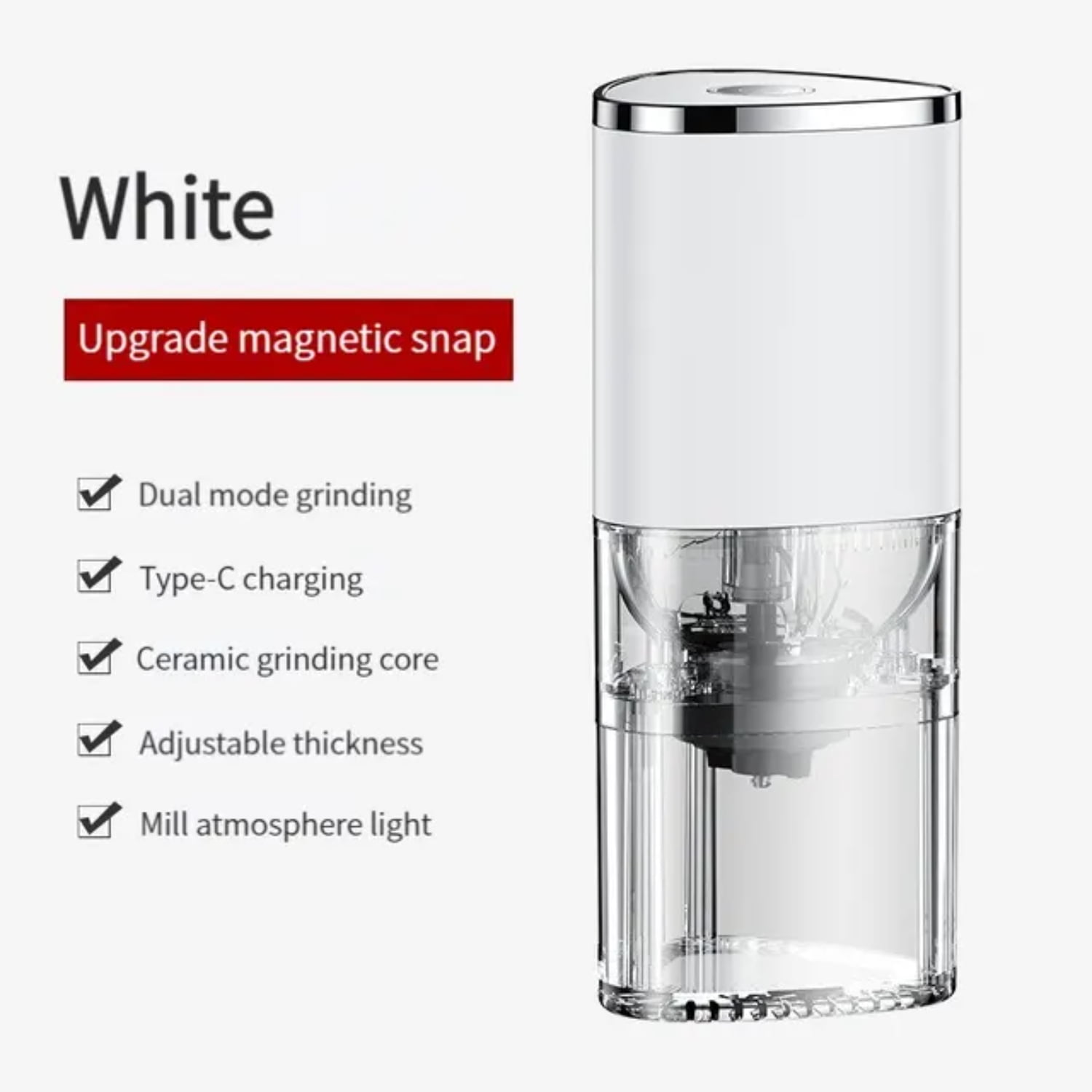 NNGYNX Portable and Convenient TYPE C Coffee Grinder with Durable ...