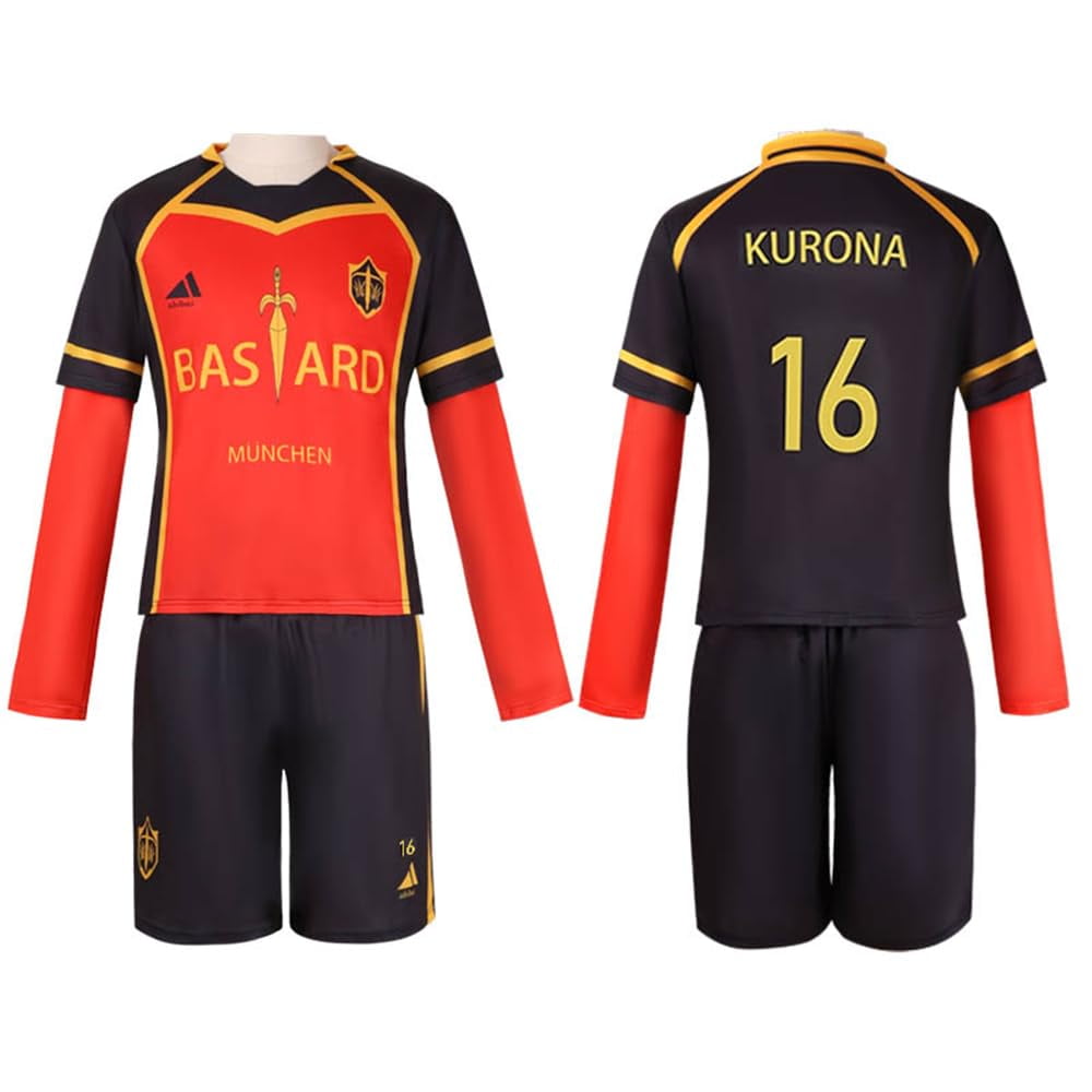 NO.16 Adult Unisex Anime Cosplay Costume Set German Munich Football ...