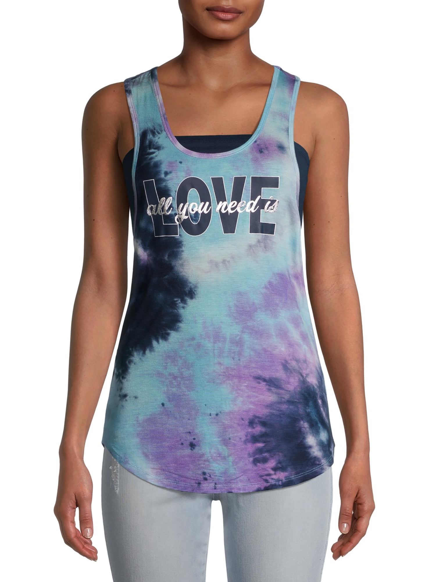 NO BOUNDARIES TWIST BACK TANK - Walmart.com