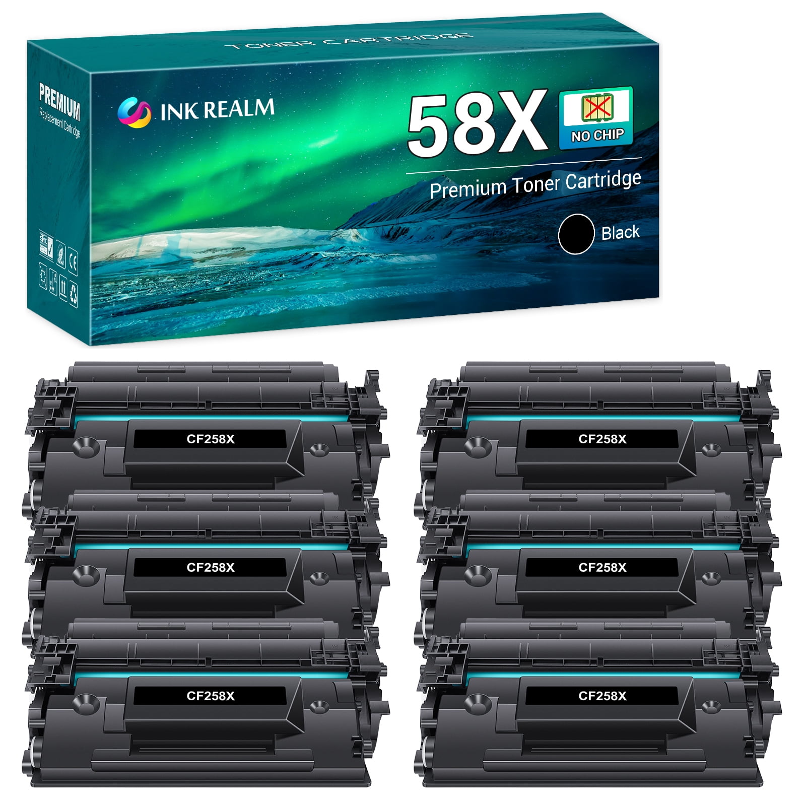 NO-CHIP Compatible Toner for HP 58X CF258X for HP Pro M404n M404dn ...