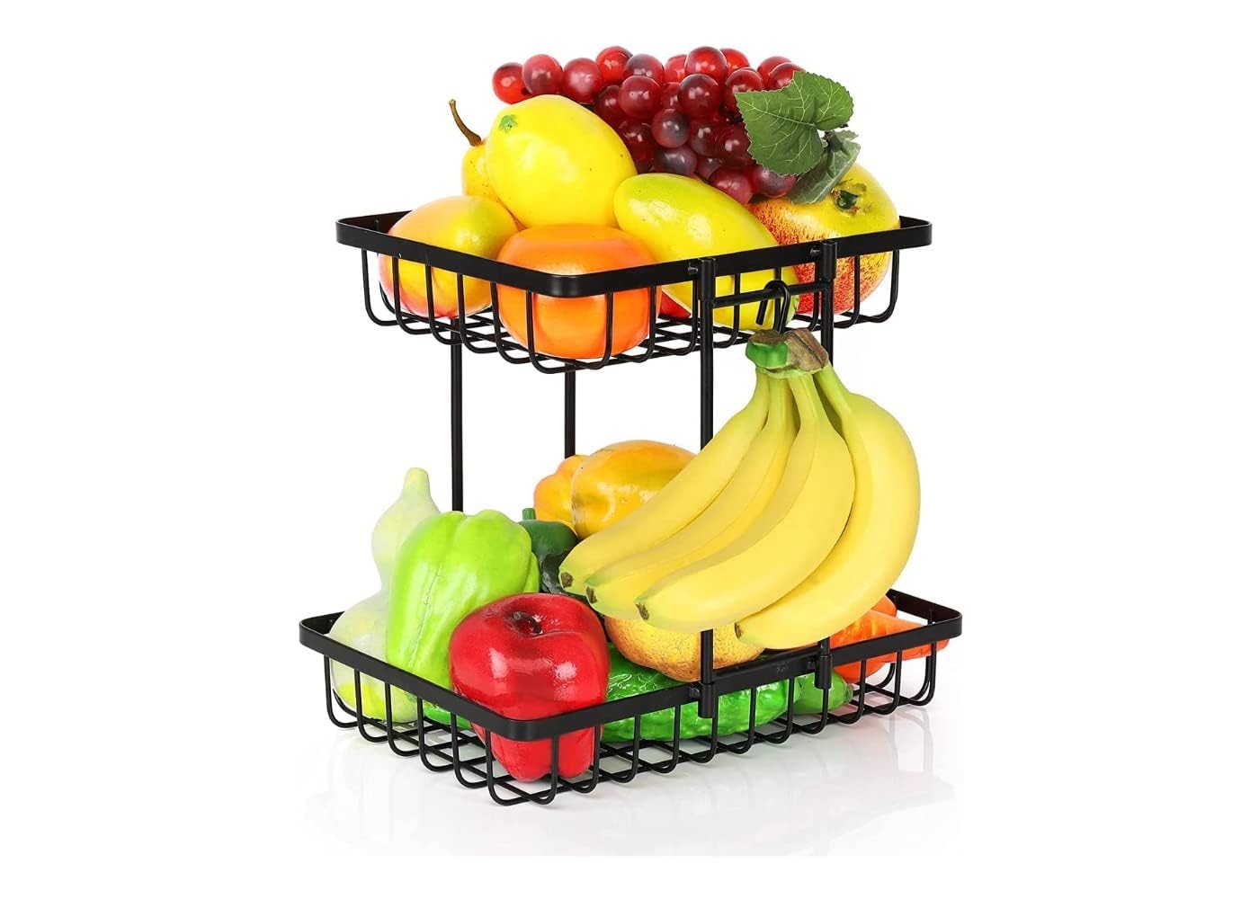 NO COMPETITION 2Tier Fruit Basket for Display Table Dining Table Metal ...