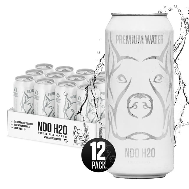 NDO H2O Ultra-Premium Pure Still Water, 12 Pack - 16 fl oz, 5.68L Total ...
