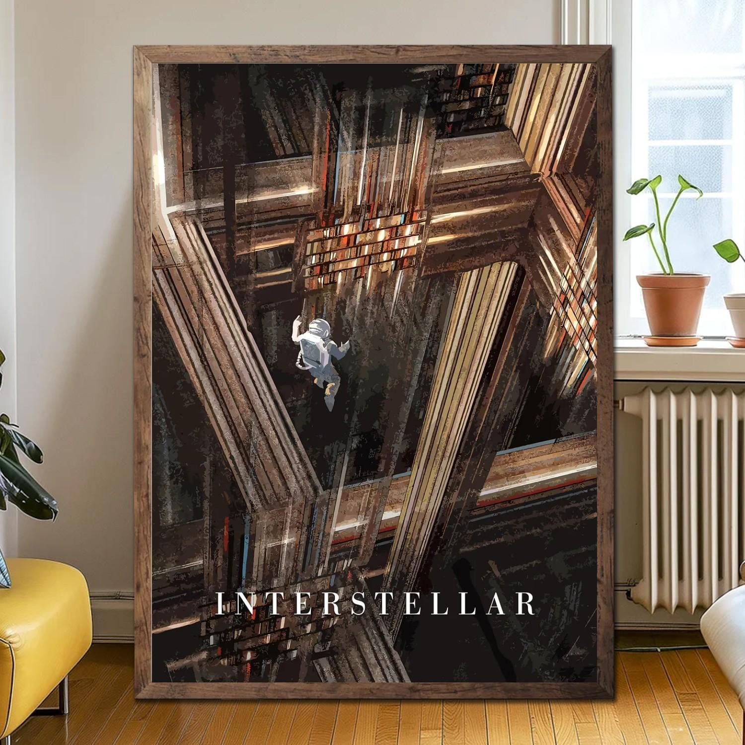 NO FRAME Interstellar Movie Art Poster Unframed, Minimalist Sci Fi ...