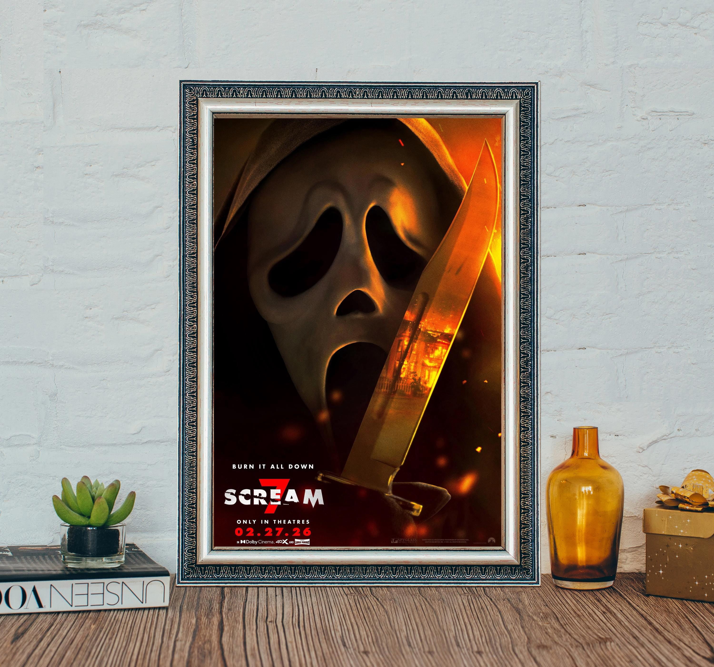 NO FRAME Scream 7 Movie Poster - Walmart.com