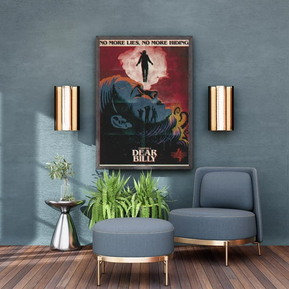 NO FRAME Stranger Things Poster Dear Billy Chapter 4 Retro Style Wall ...