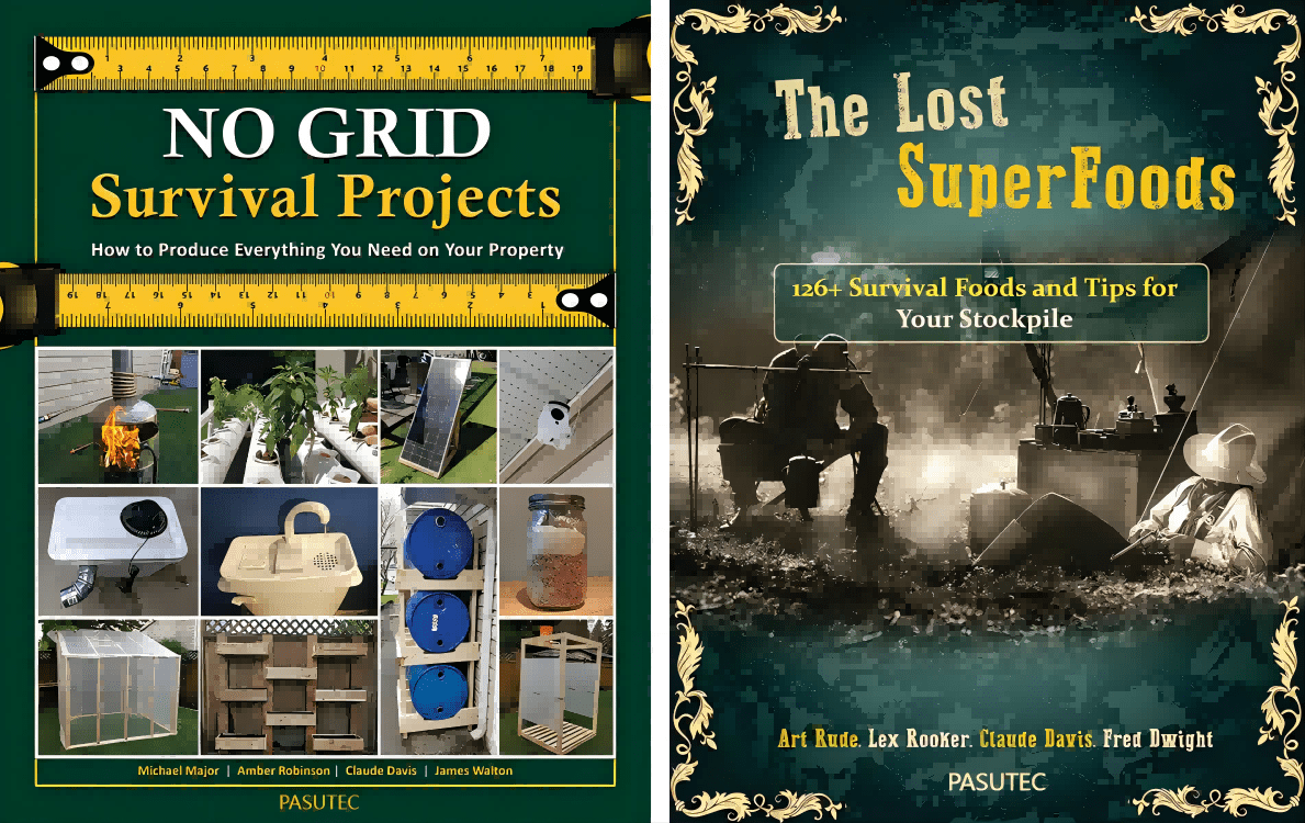 NO GRID Survival Projects & The Lost Superfoods Set: Claude Davis Teaches You How to Stockpile ...