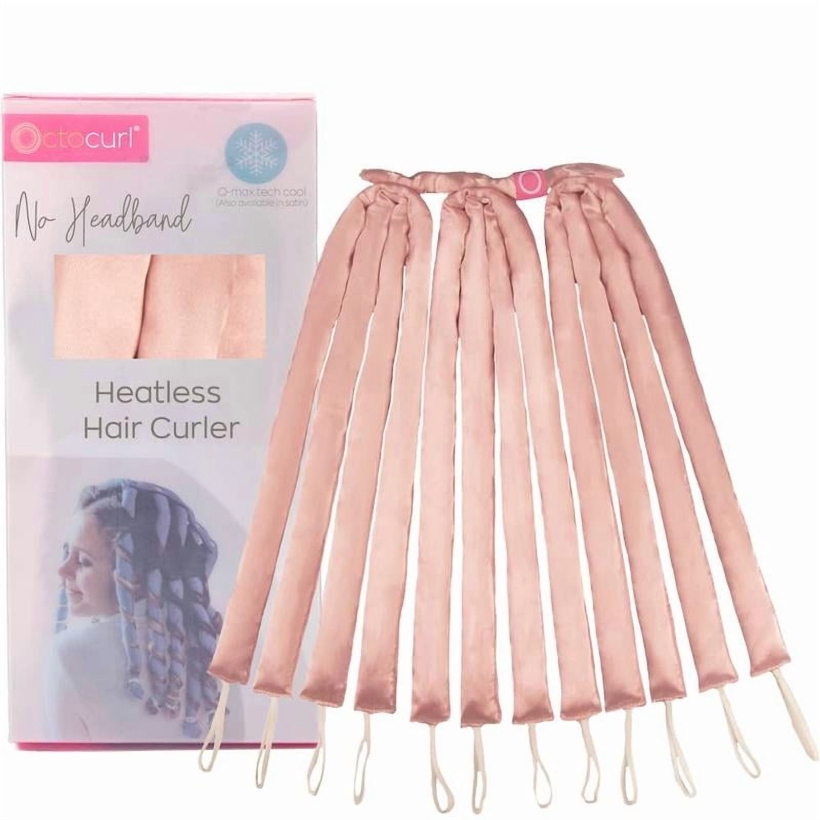 NO HEADBAND - Satin Gentle Fabric - Soft Hair Curlers Haircare Heatless ...