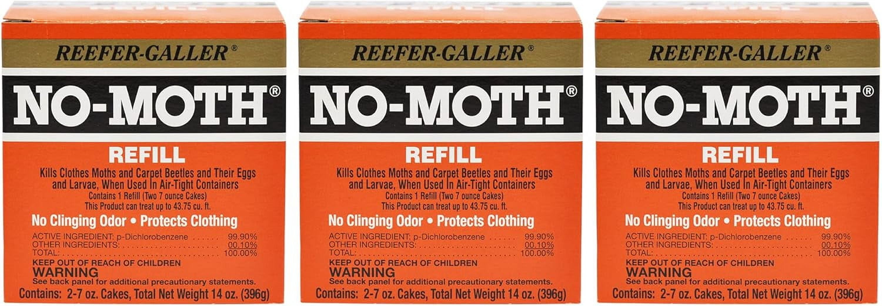 NO-Moth Closet Hanger Refills - Moth Cakes for Hanger Storage, Non ...