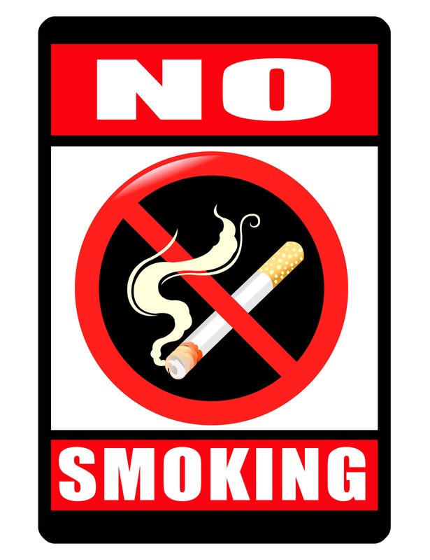 NO SMOKING Sign DURABLE ALUMINUM BRIGHT COLOR NO SMOKING BUSINESS SIGN ...