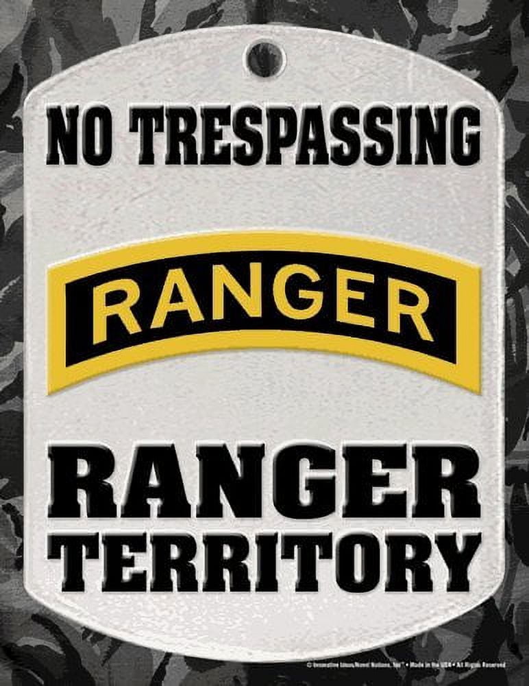NO TRESPASSING "RANGER TERRITORY" Parking Only (Sign) - Individual ...