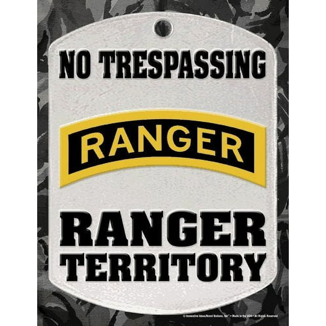 NO TRESPASSING "RANGER TERRITORY" Parking Only (Sign) - Individual ...