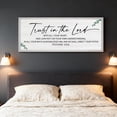 NO frameless FaithDecor Trust in the Lord Bible Verse Framed Wall Art ...