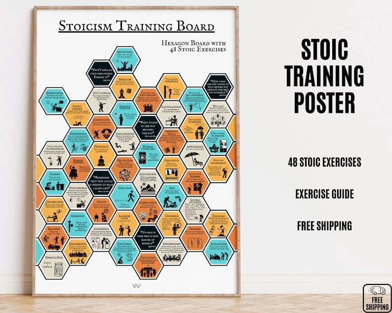 [NO frameless] StoicPath 48 Stoic Exercises Marcus Aurelius Philosophy ...