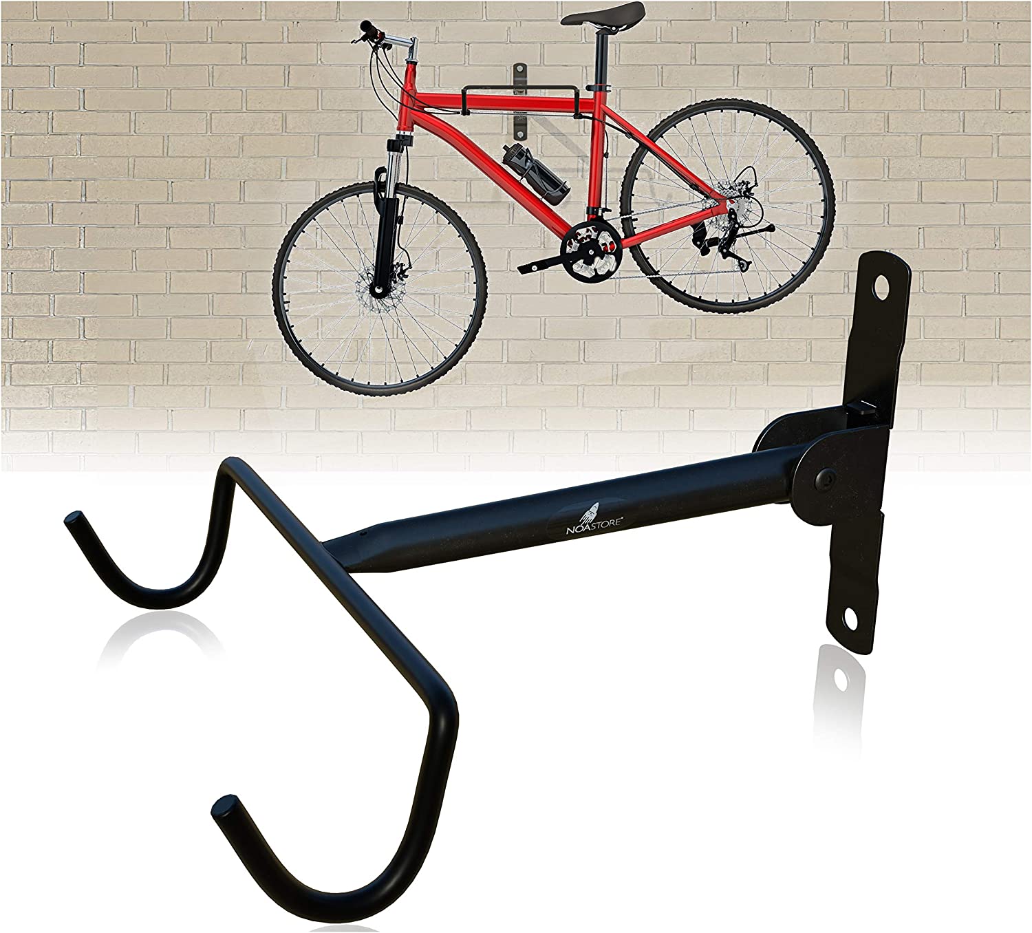 Charles Daily Wall Mount Bike Rack, Foldable Gray - Garage Storage & Space Saving - Walmart.com