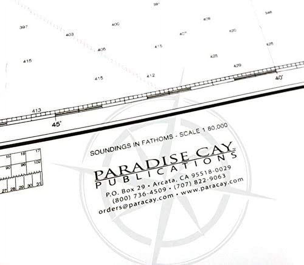 NOAA Chart 11013: Straits of Florida and Approaches, 35.5 X 43 ...
