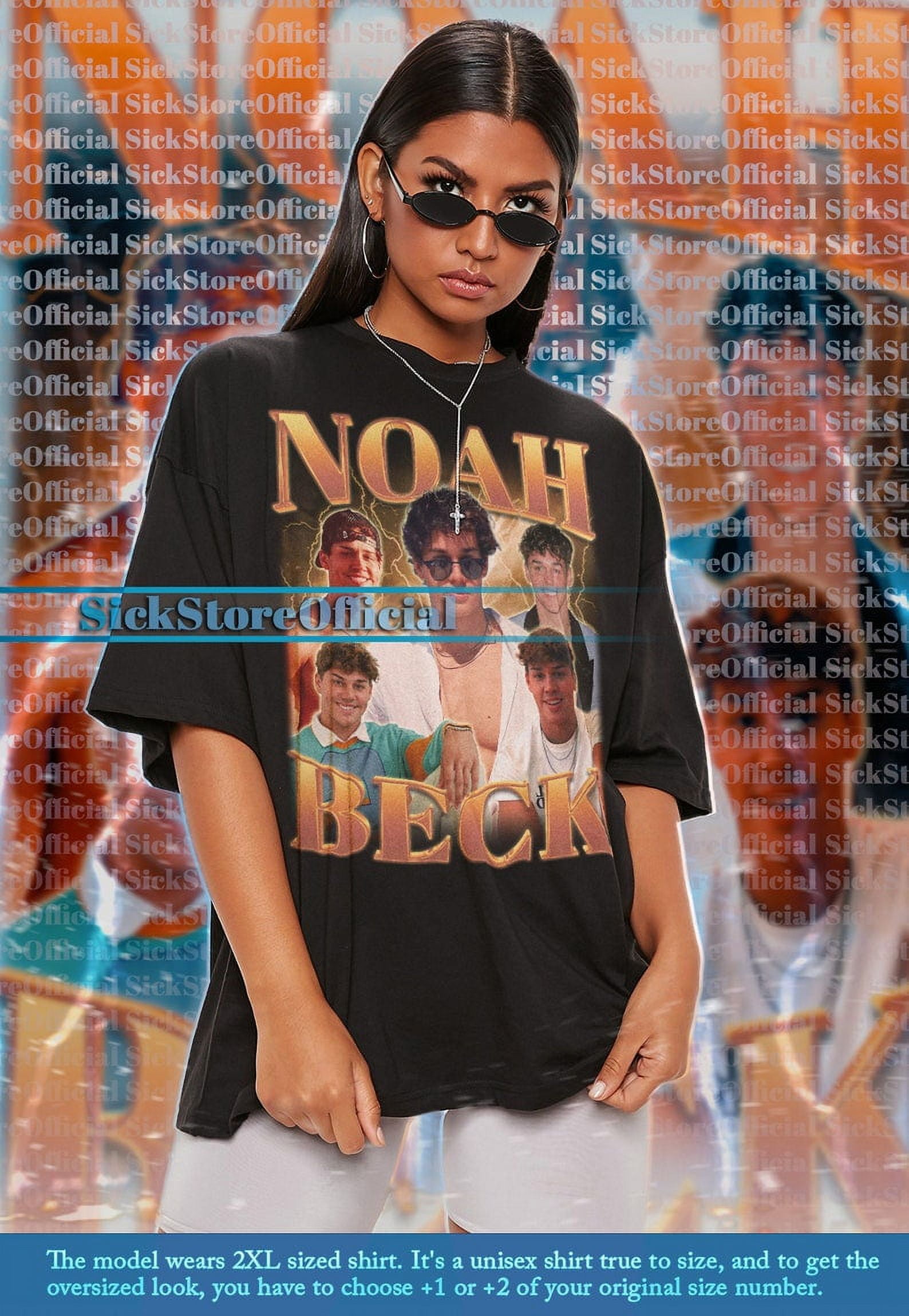 NOAH BECK Vintage Shirt, Noah Beck Homage Tshirt, Beck Fan Tees, Noah Beck Retro 90s Sweater ...