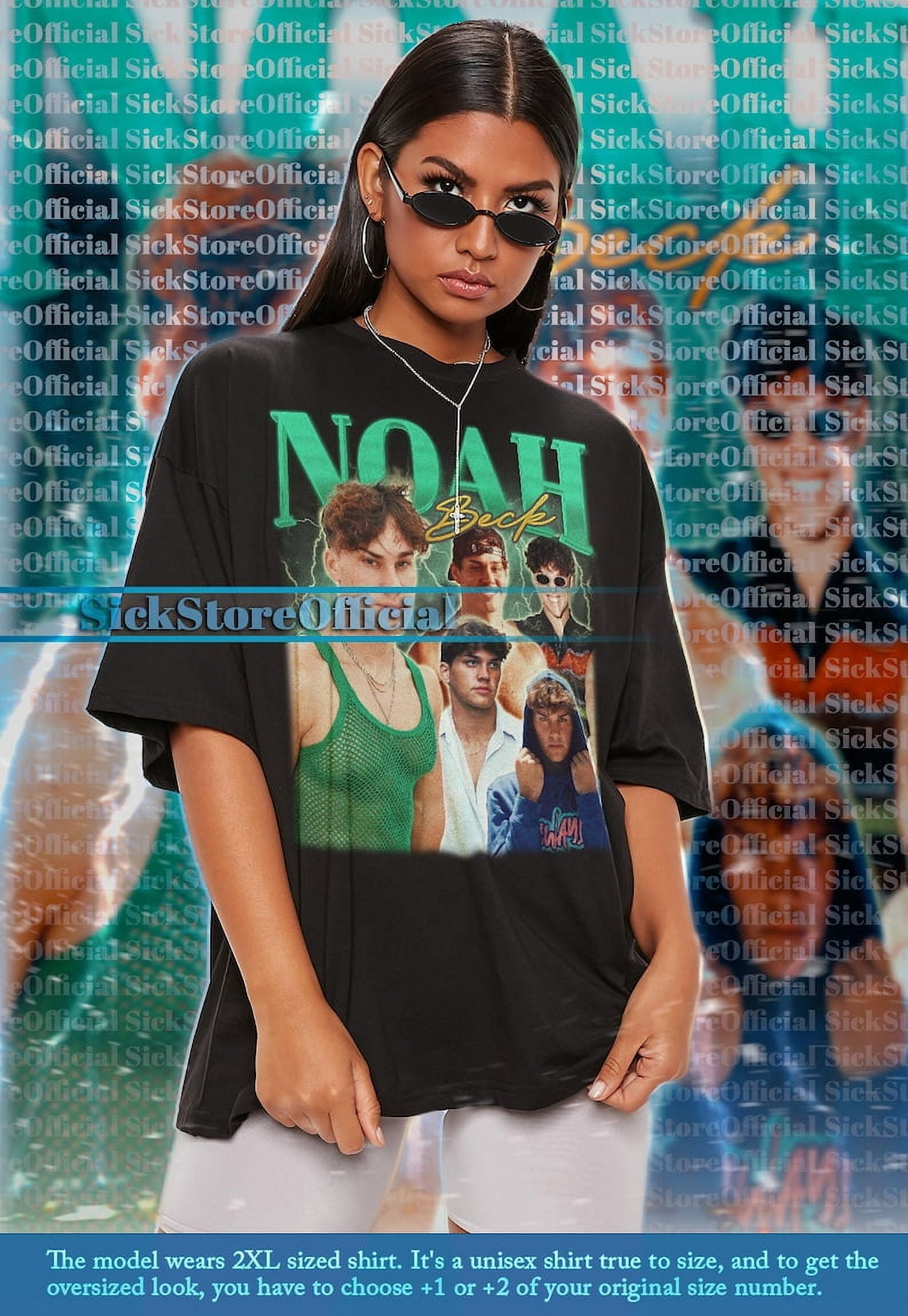 NOAH BECK Vintage Shirt, Noah Beck Homage Tshirt, Beck Fan Tees, Noah Beck Retro 90s Sweater ...