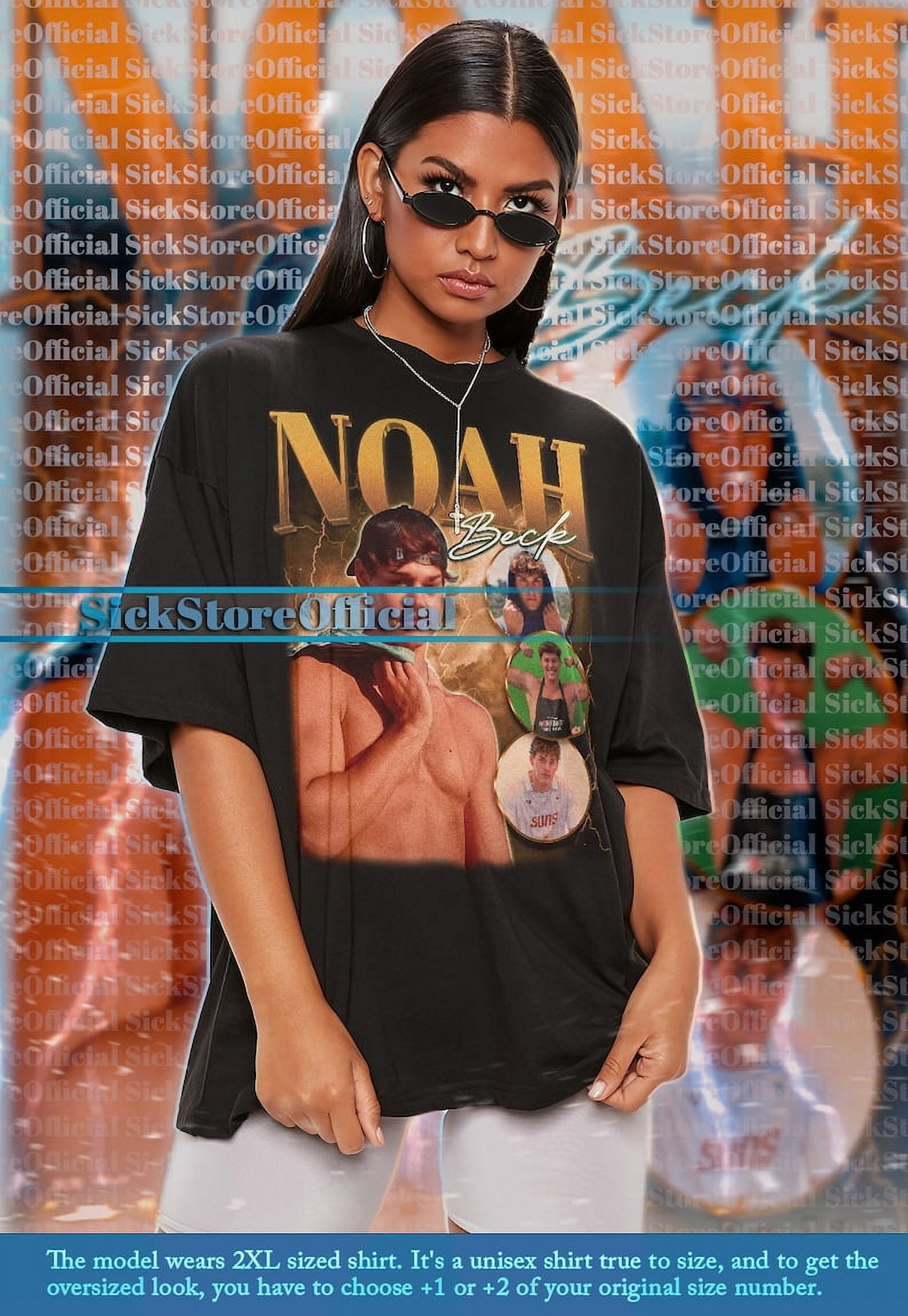 NOAH BECK Vintage Shirt, Noah Beck Homage Tshirt, Beck Fan Tees, Noah Beck Retro 90s Sweater ...