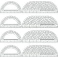 NOANTA 24 Pack Math Protractor Bulk Plastic Protractors 180 Degrees, 6 ...