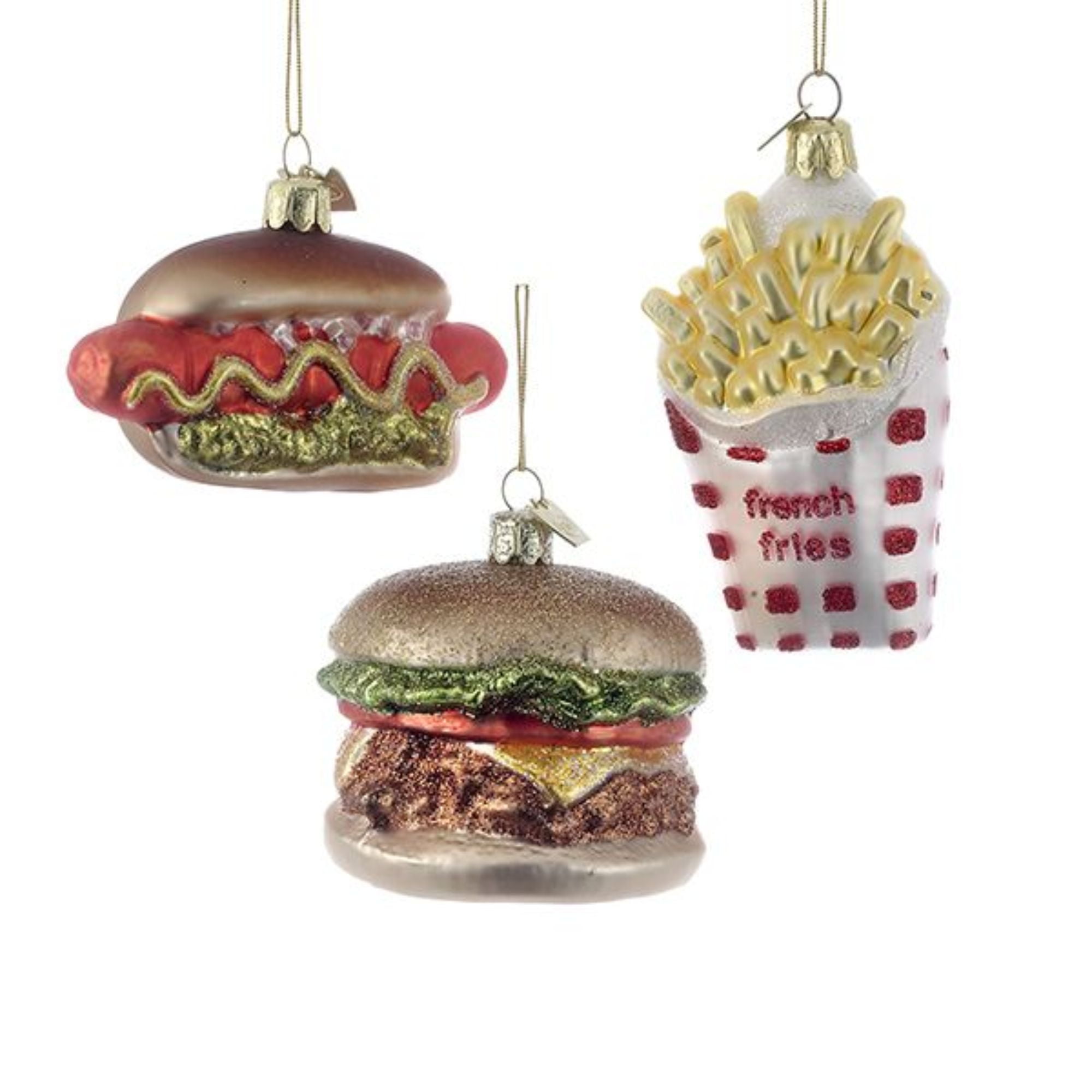 NOBLE GEMS GLASS FAST FOOD ORNAMENT - Walmart.com