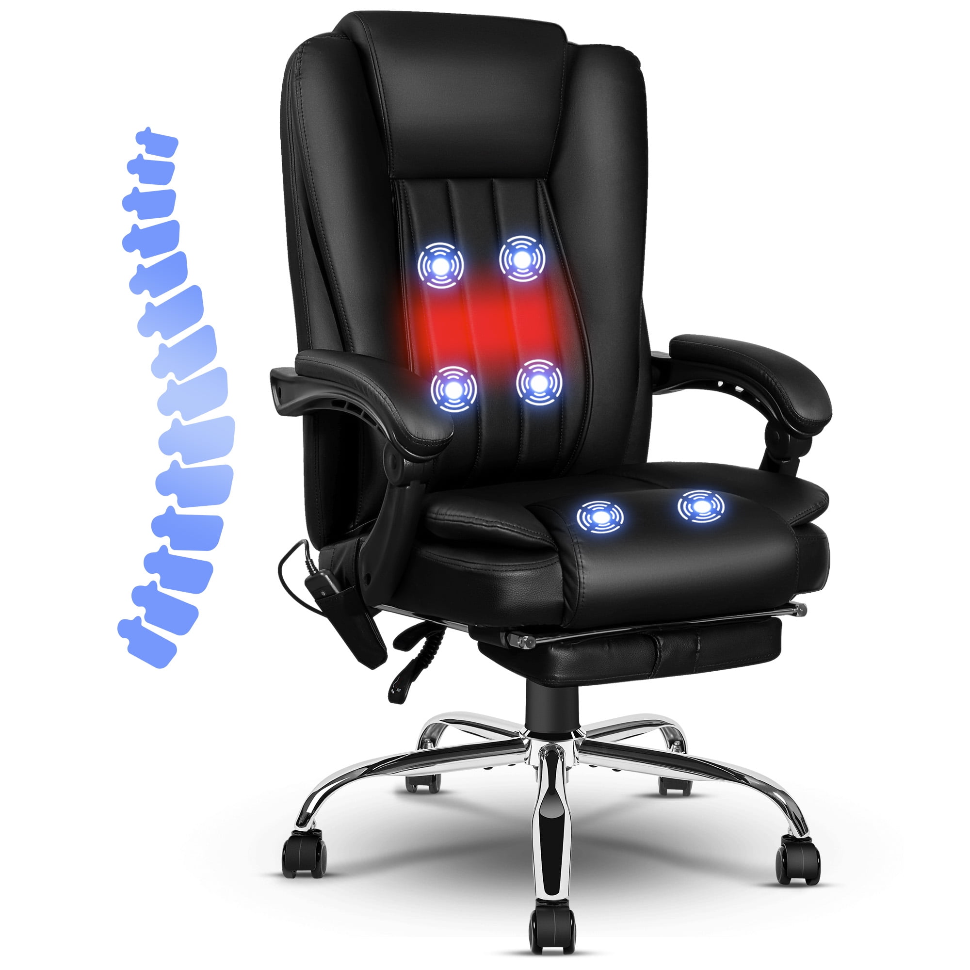 Noblemood Reclining Backrest Executive Office Adjustable Desk Chair ...