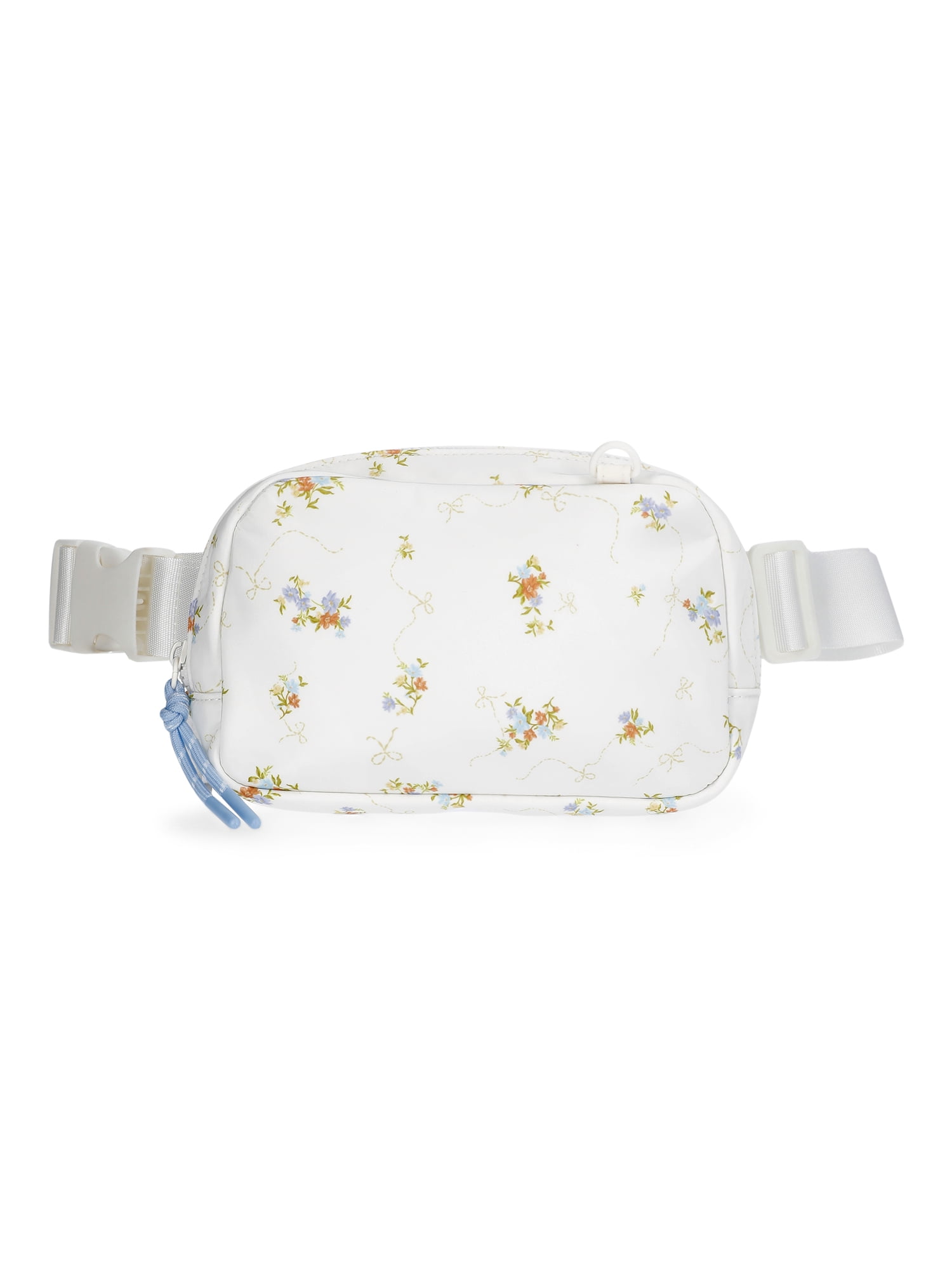 No Boundaries Women's Hands Free Fanny Pack, Off-White Lilacs - Walmart.com