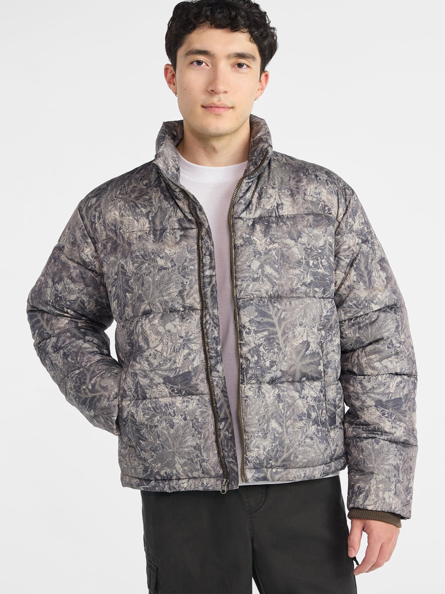 No Boundaries Men's and Big Men's Puffer Jacket, Size S-3XL - Walmart.com