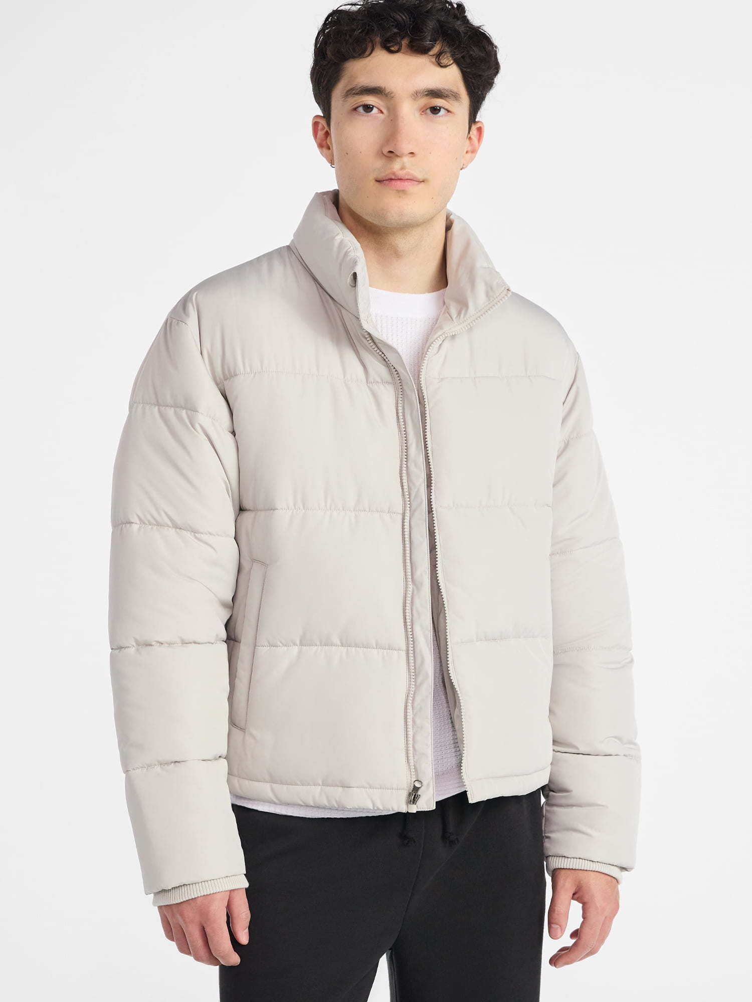 No Boundaries Men's and Big Men's Puffer Jacket, Size S-3XL - Walmart.com